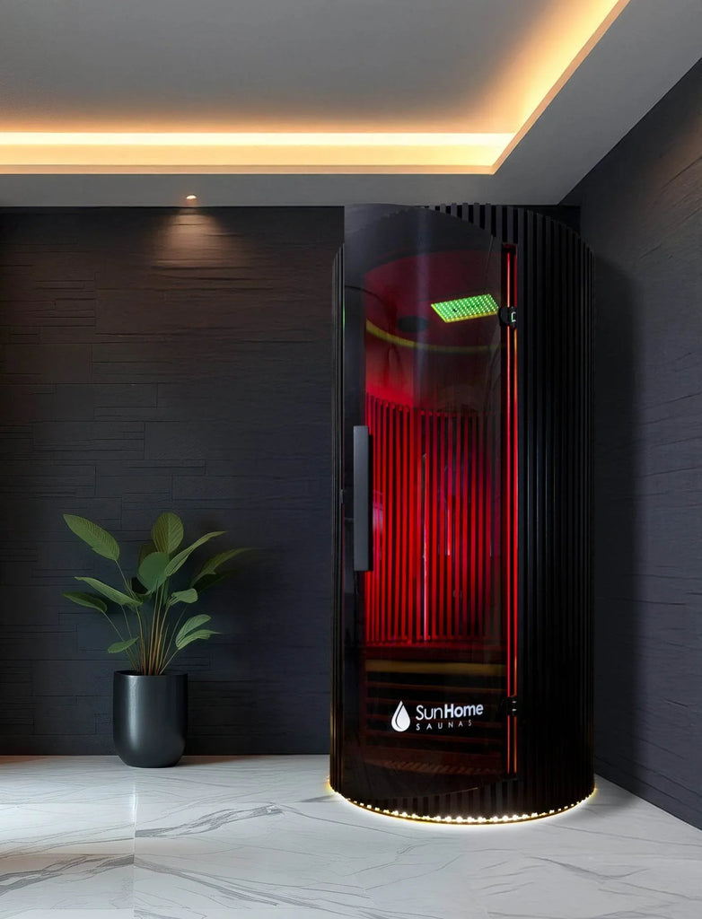 Sun Home Pod™ 1-Person Red Light & Infrared Sauna - Sun Home Saunas