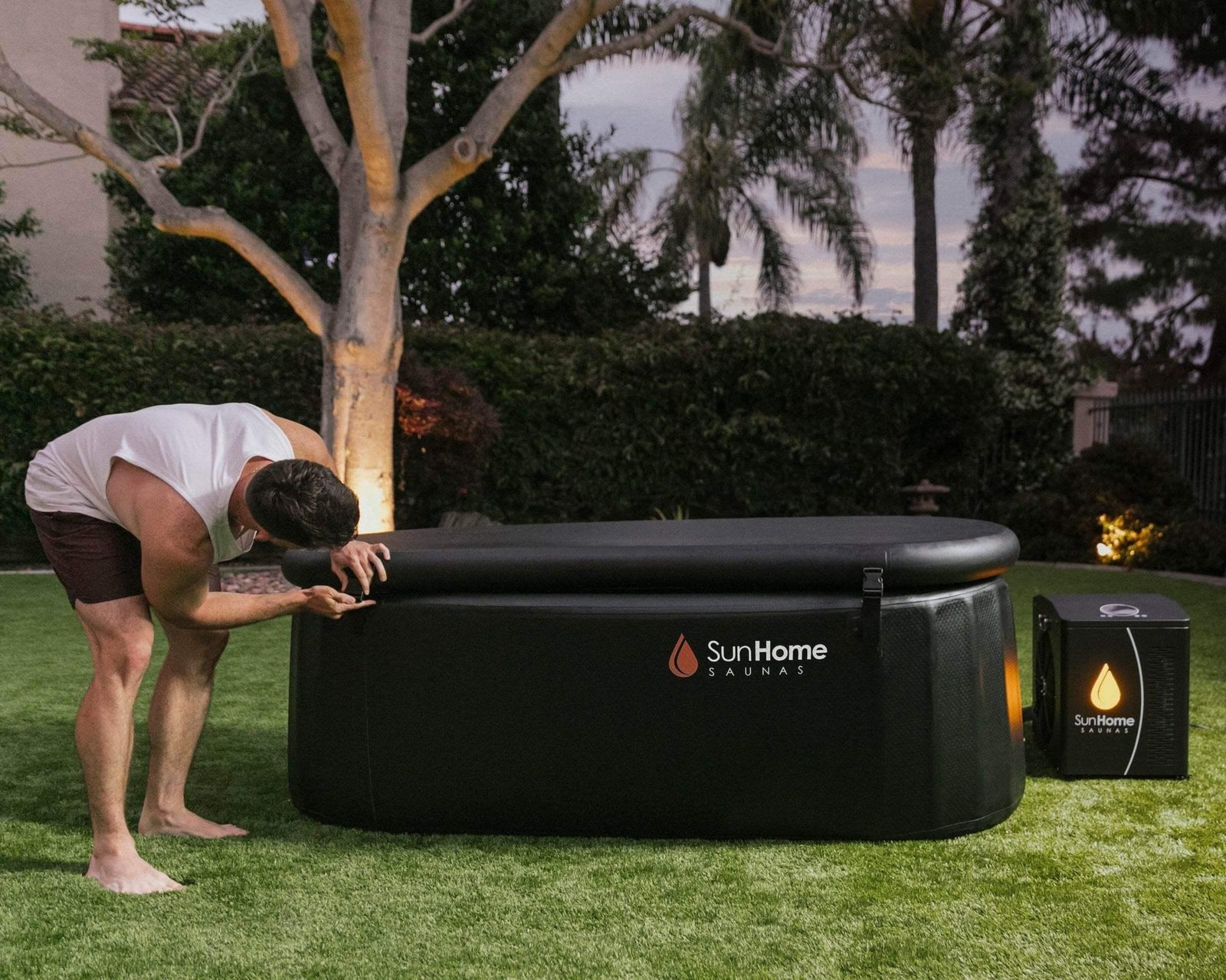 Portable Cold Plunge Tub - Horizontal | Boost Recovery Anywhere | Sun ...