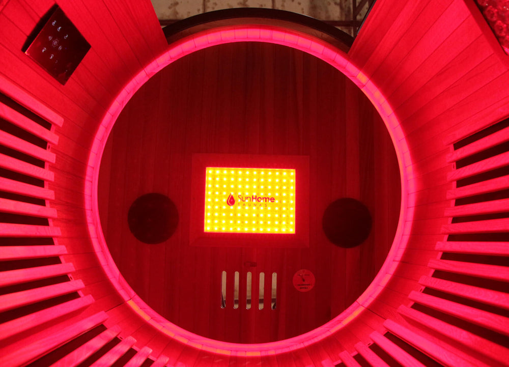 Sun Home Pod™ 1-Person Red Light & Infrared Sauna - Sun Home Saunas