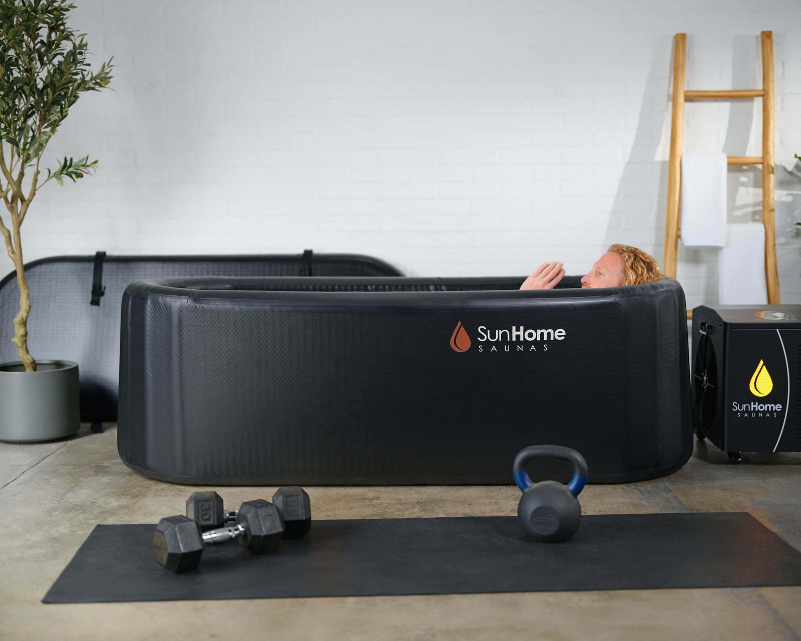 Portable Cold Plunge Tub - Horizontal | Boost Recovery Anywhere | Sun ...